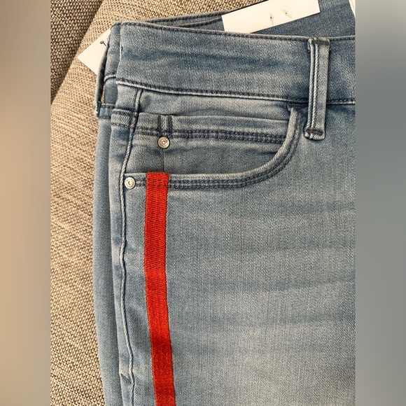 Skinnygirl | Jeans | Nwt Skinnygirl Red Embroidered Stripe Jeans 27 ...